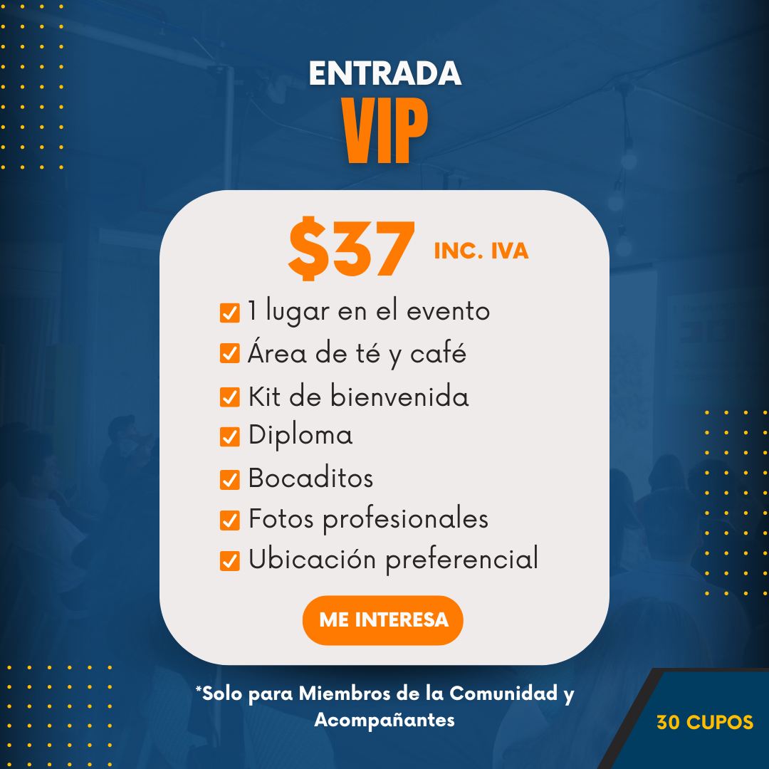 ENTRADA VIP (Exclusiva miembros comunidad) – Globi